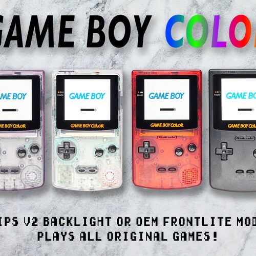 Nintendo Game Boy Gameboy Color Clear 100% OEM - Etsy