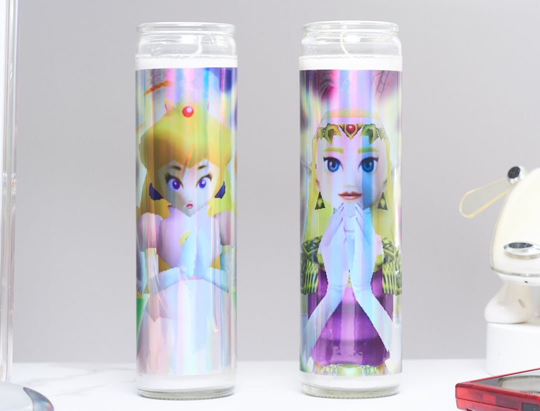 Saint Candles - Video Game Princess Prayer Candles - Saint Peach and ...