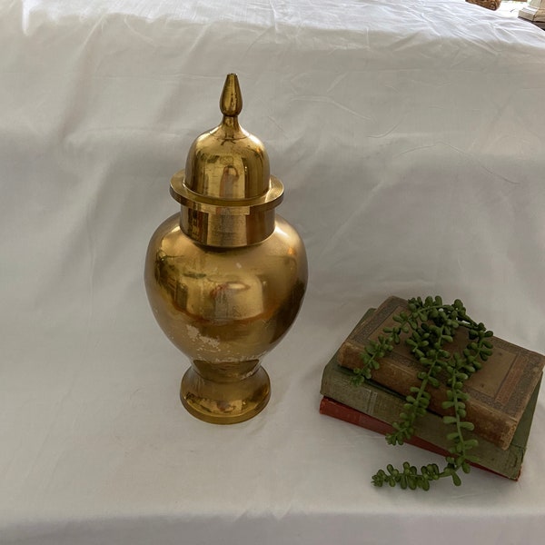 Brass Jar - Etsy