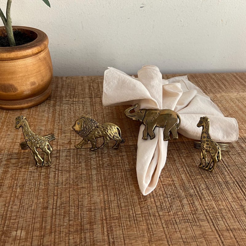 African Napkin Rings - Etsy