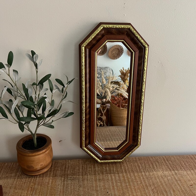Antique Wood Mirror - Etsy