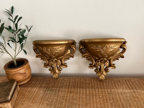 Vintage Gold Planters Dart Inc Set of 2 - Etsy