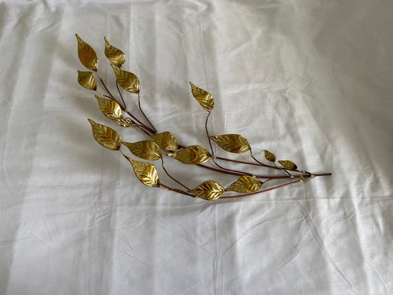 Vintage Gold Leaf Stem | Etsy