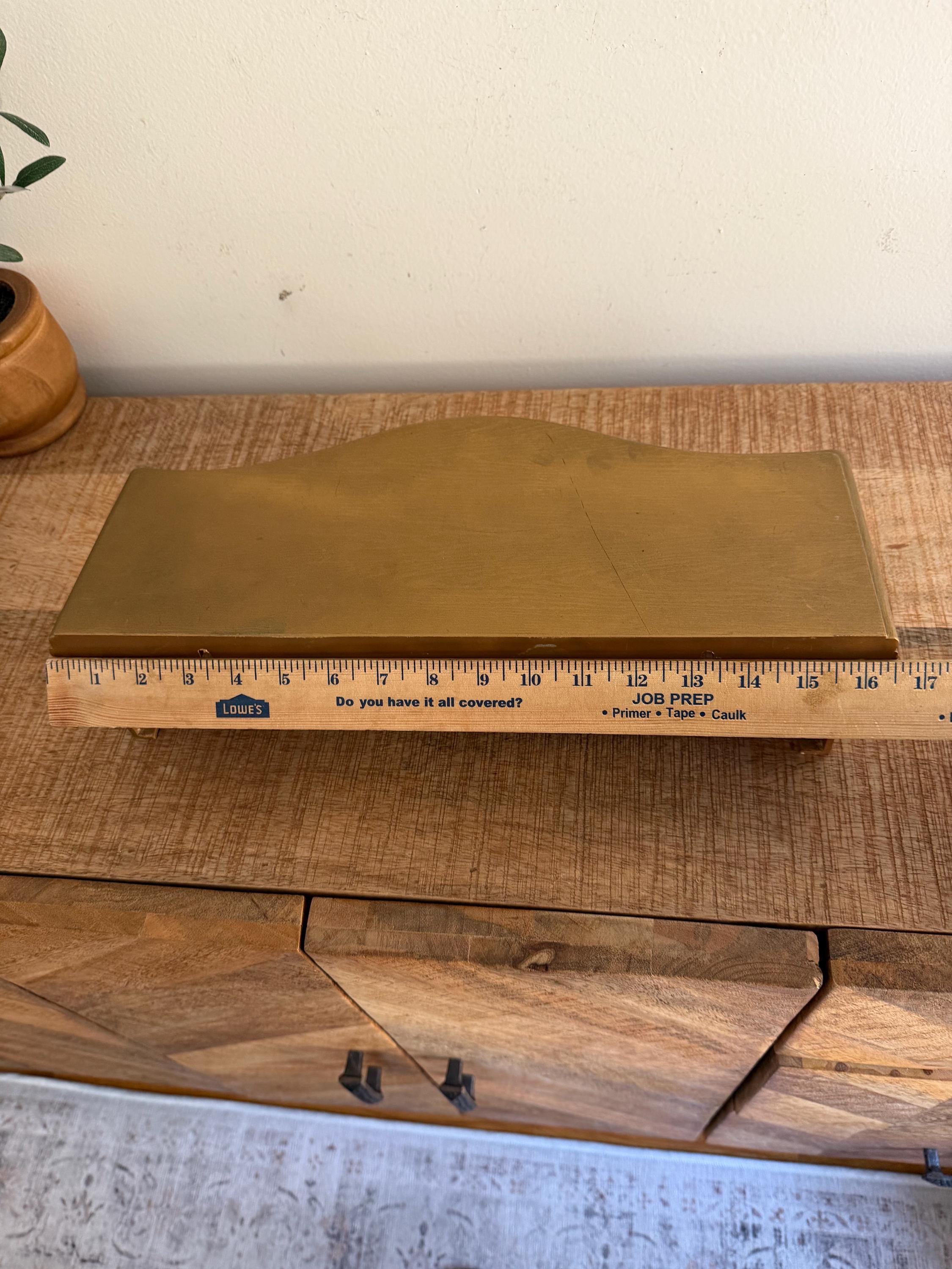 Vintage Gold Ornate Homco Wall Shelf - Etsy