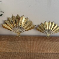 Vintage Hand-painted Japanese Fan: Large Bamboo Wall Decor - Etsy