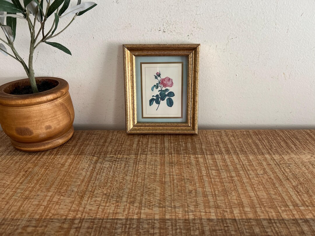Vintage Gold Roses Picture - Etsy
