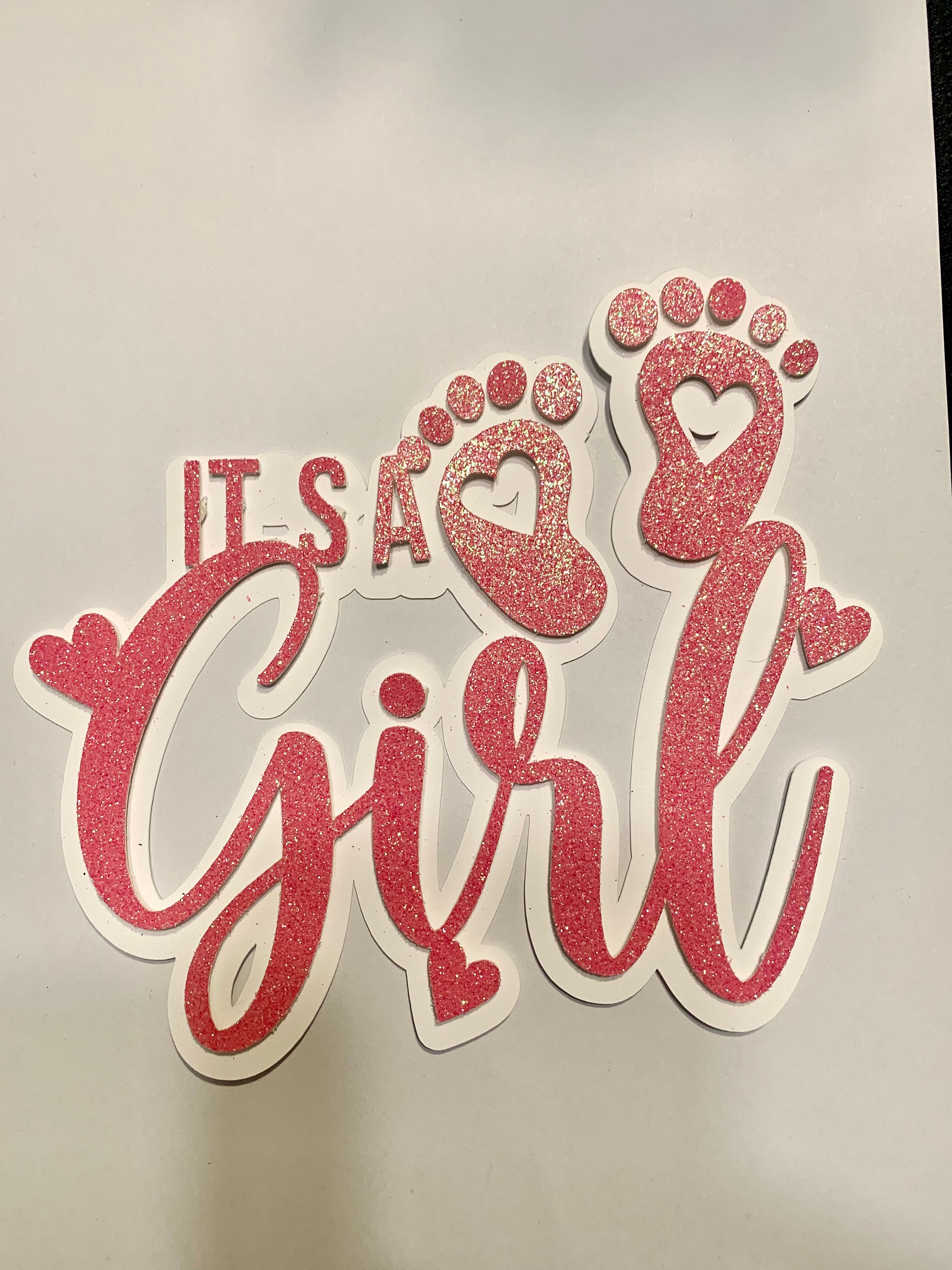 It’s a Girl Cake Topper - Etsy