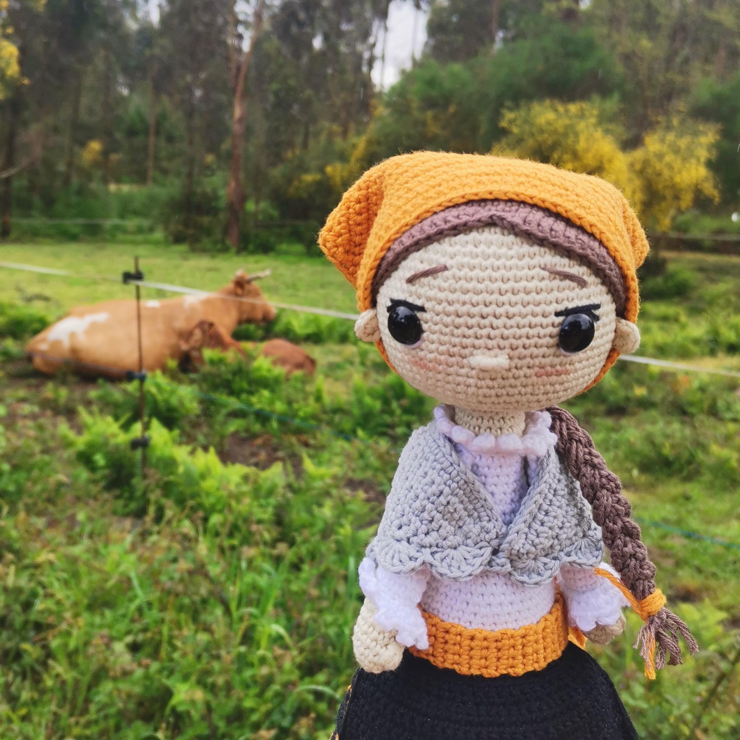 Amigurumi Crochet Pattern Virtudes Doll - Etsy