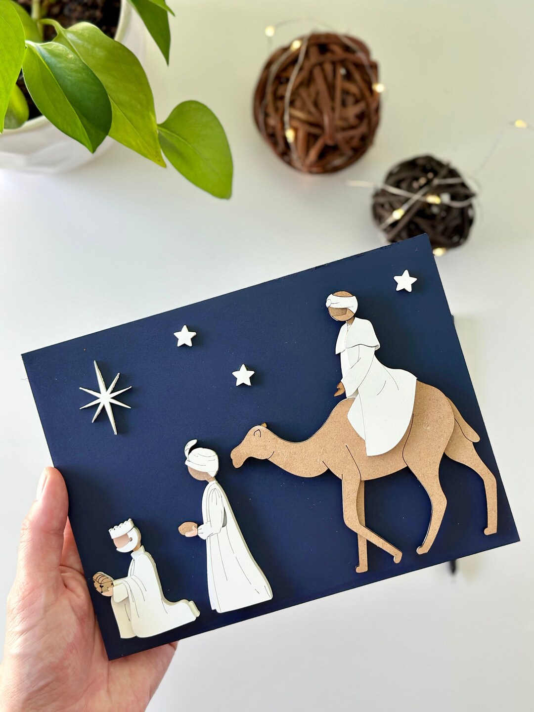 3D POSTCARD MDF PERSONALIZED Postcard Personalized Gift Box Holiday ...