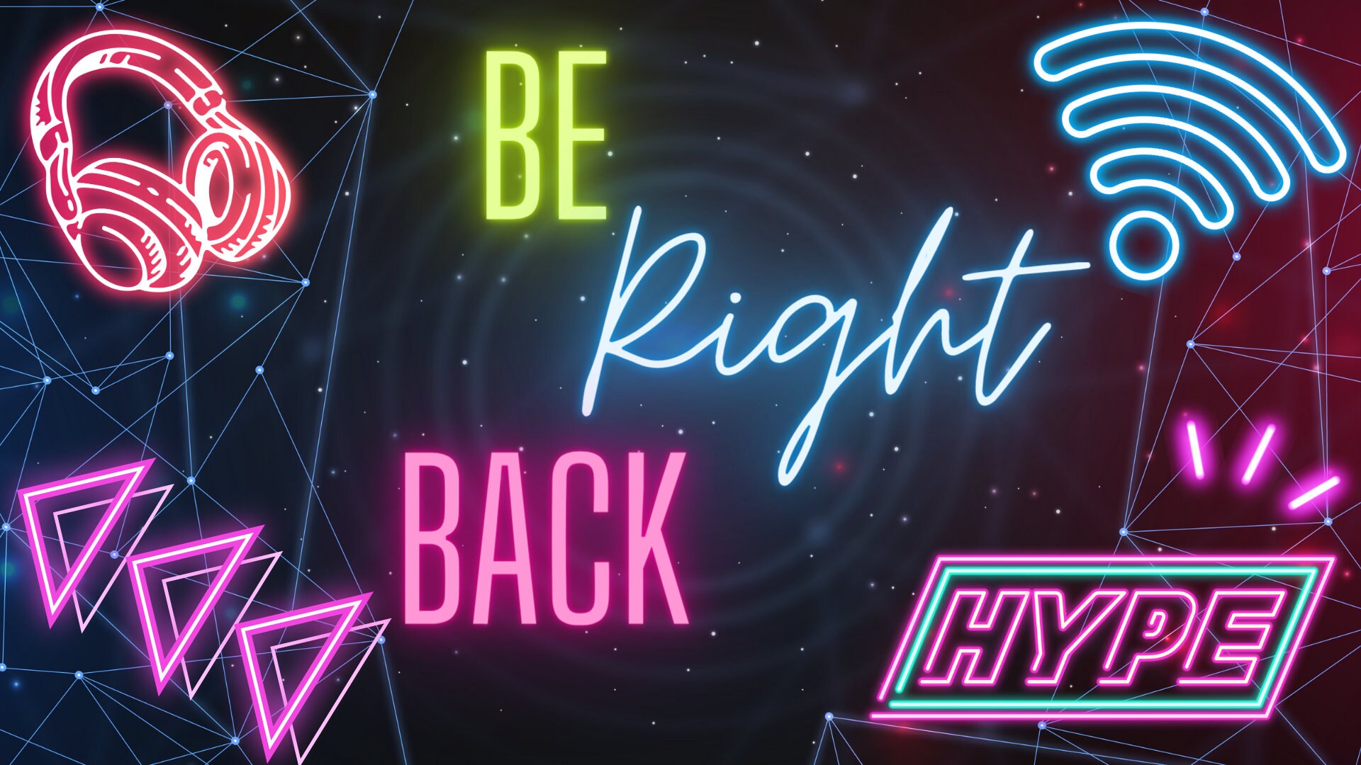 Neon Twitch OBS Overlays and Sceens - Etsy