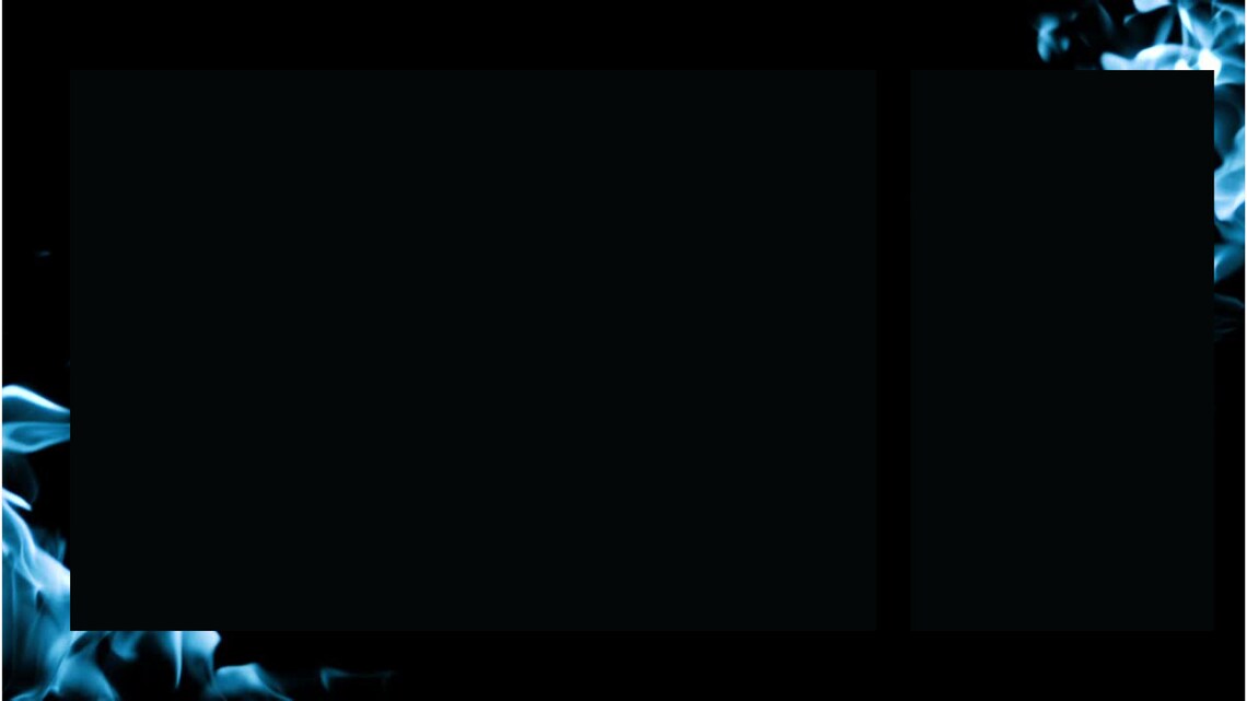 X6 Blue Fire Twitch OBS Scenes + Statics - Etsy