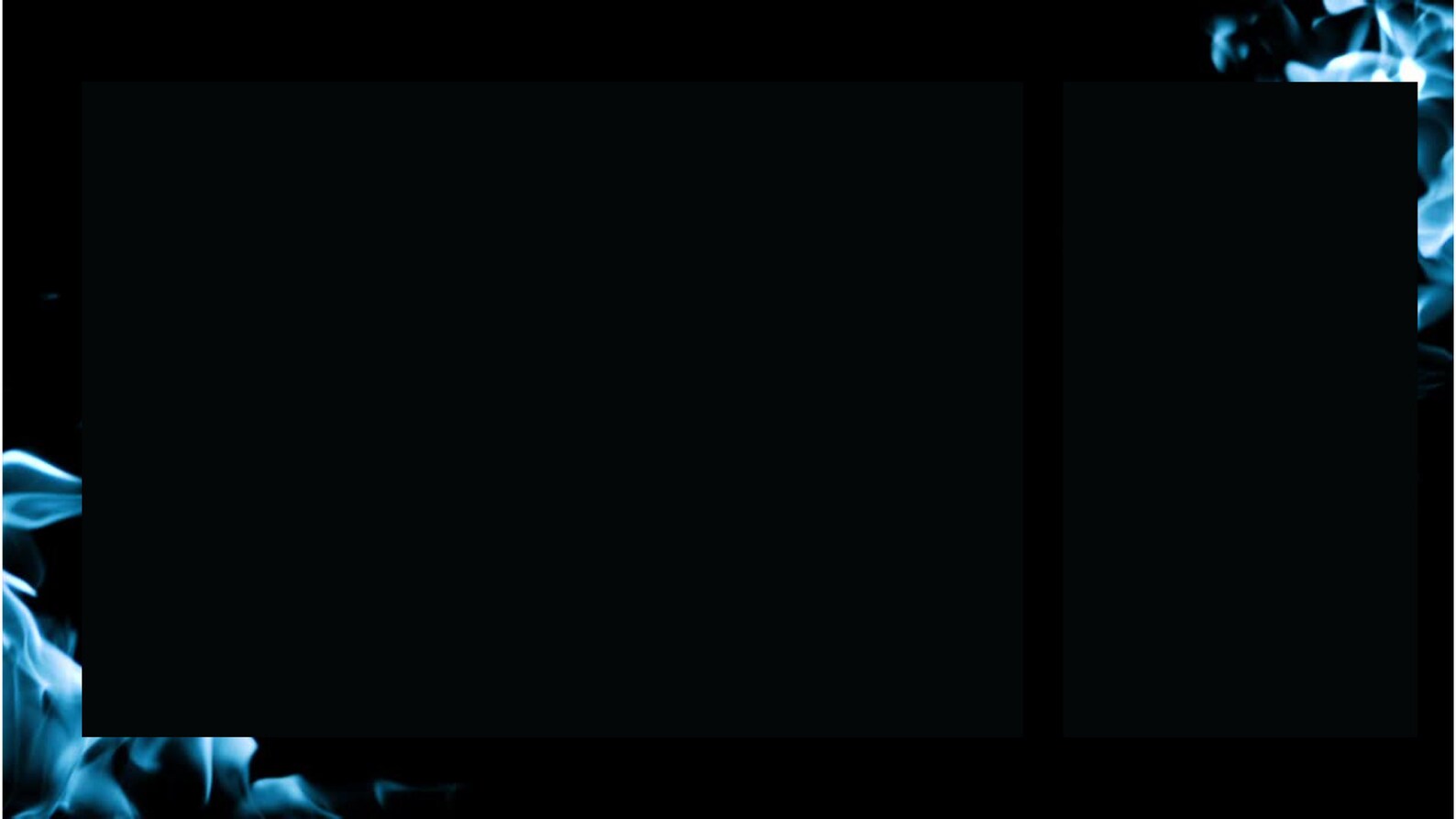 X6 Blue Fire Twitch OBS Scenes + Statics - Etsy