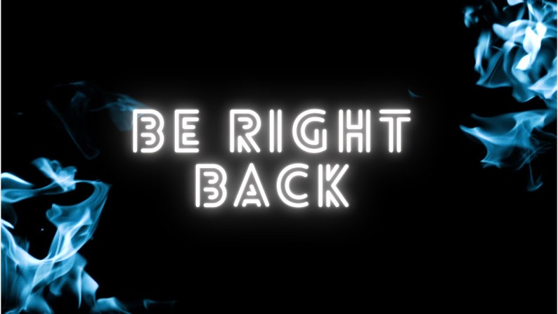 X6 Blue Fire Twitch OBS Scenes + Statics - Etsy