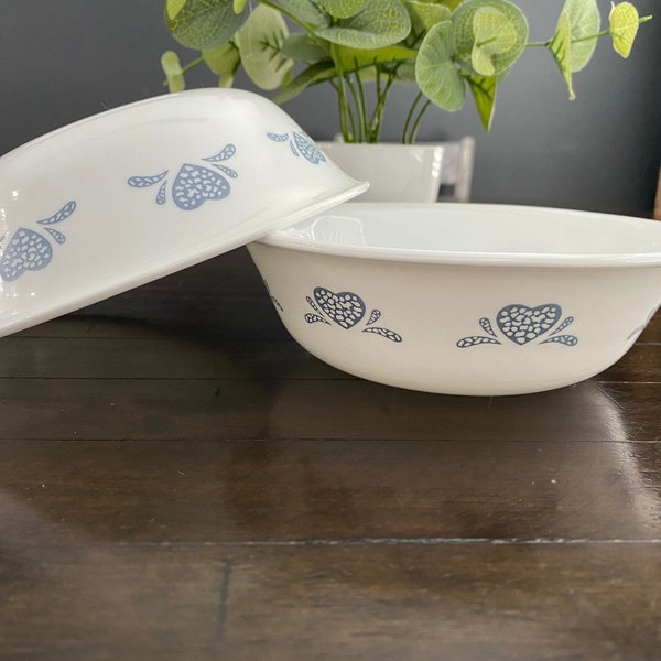 Corelle Blue Hearts - Etsy