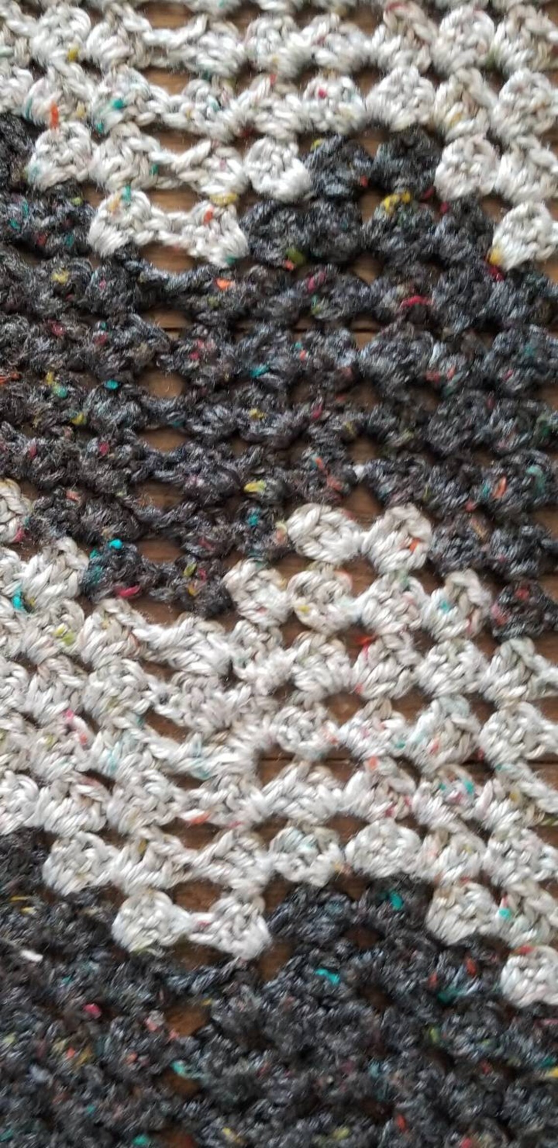 SOFT Grey / Gray Chevron Lap Afghan Blanket FREE SHIPPING | Etsy