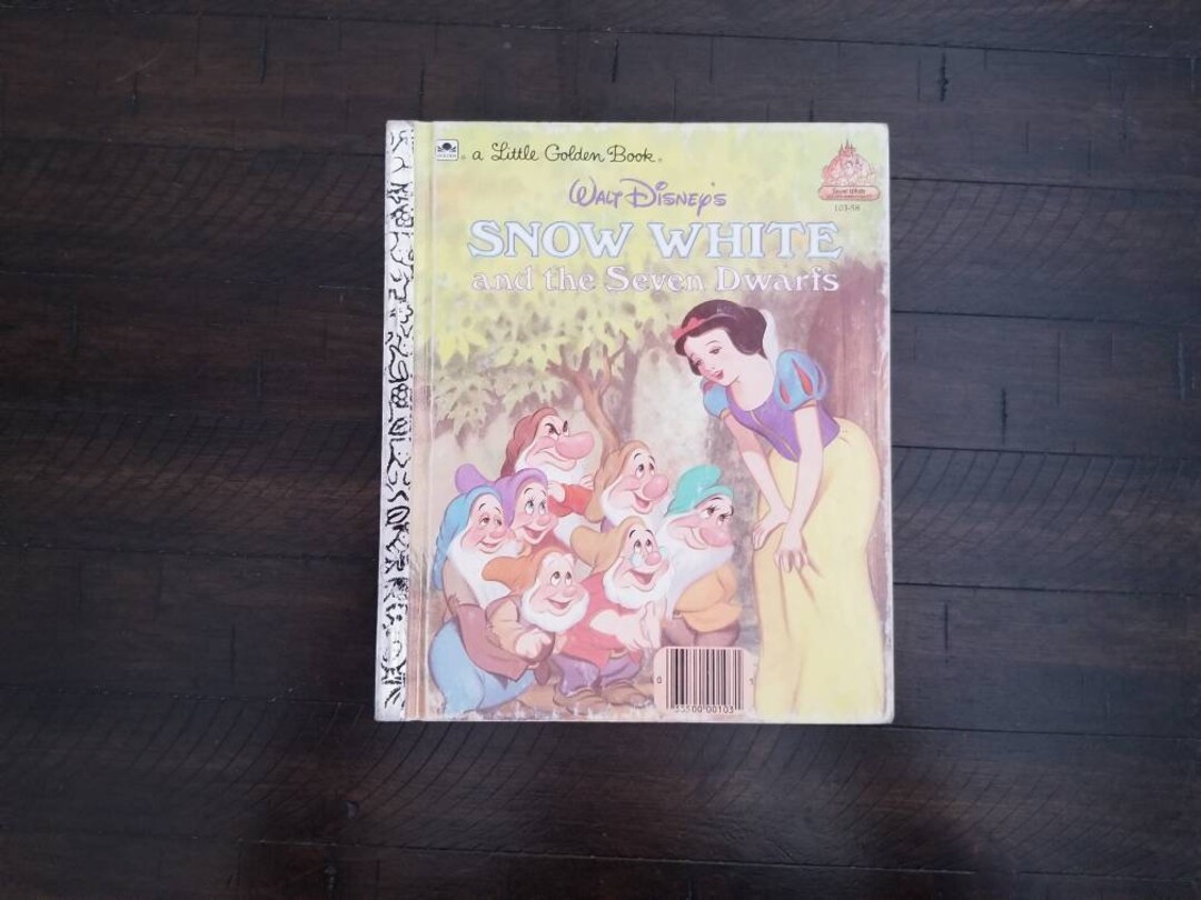 Vintage Little Golden Book-1984 Print of Walt Disney's Snow White and ...