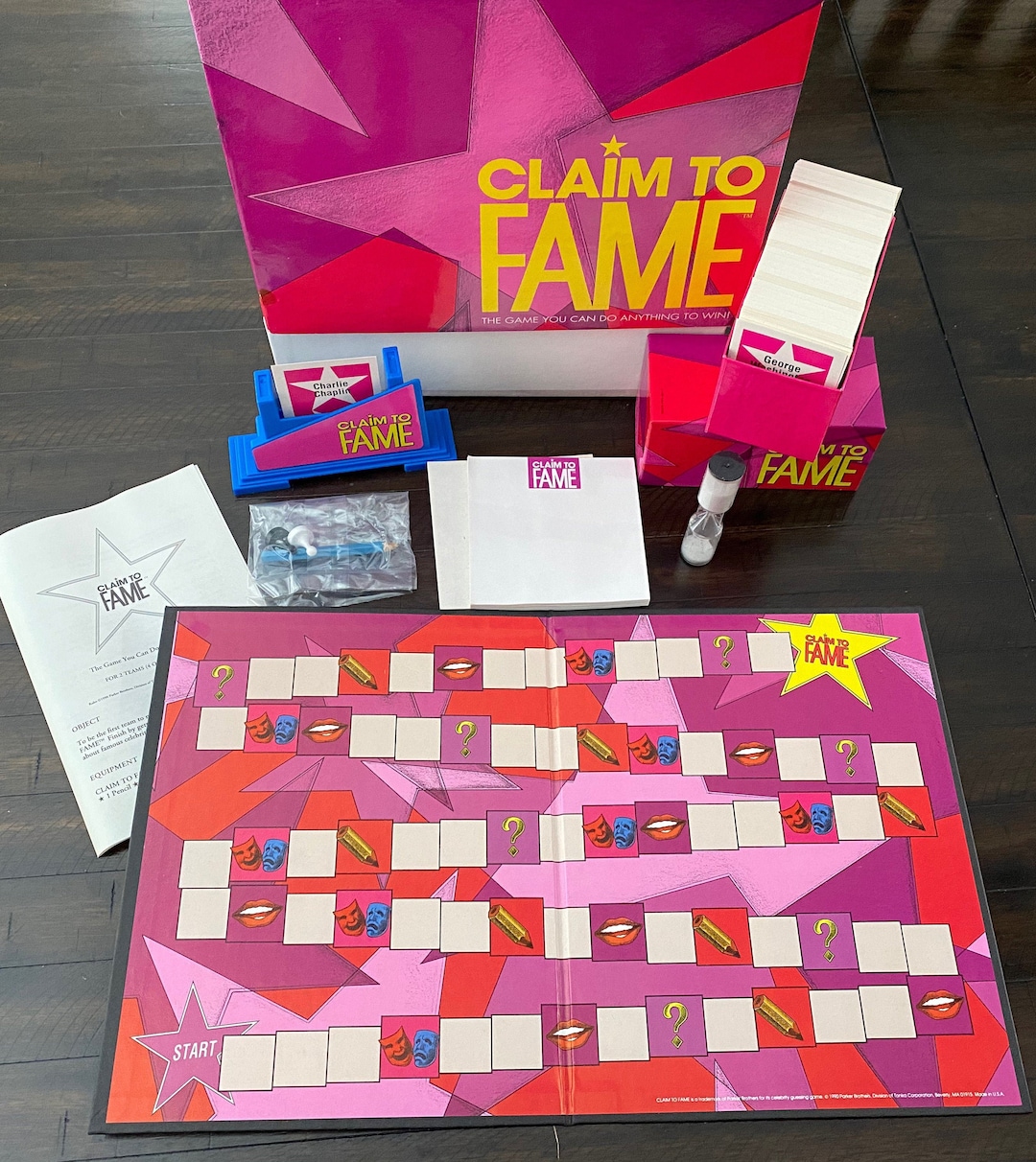 Vintage 1990's Claim to Fame Game-New in Box-FREE SHIPPING - Etsy España