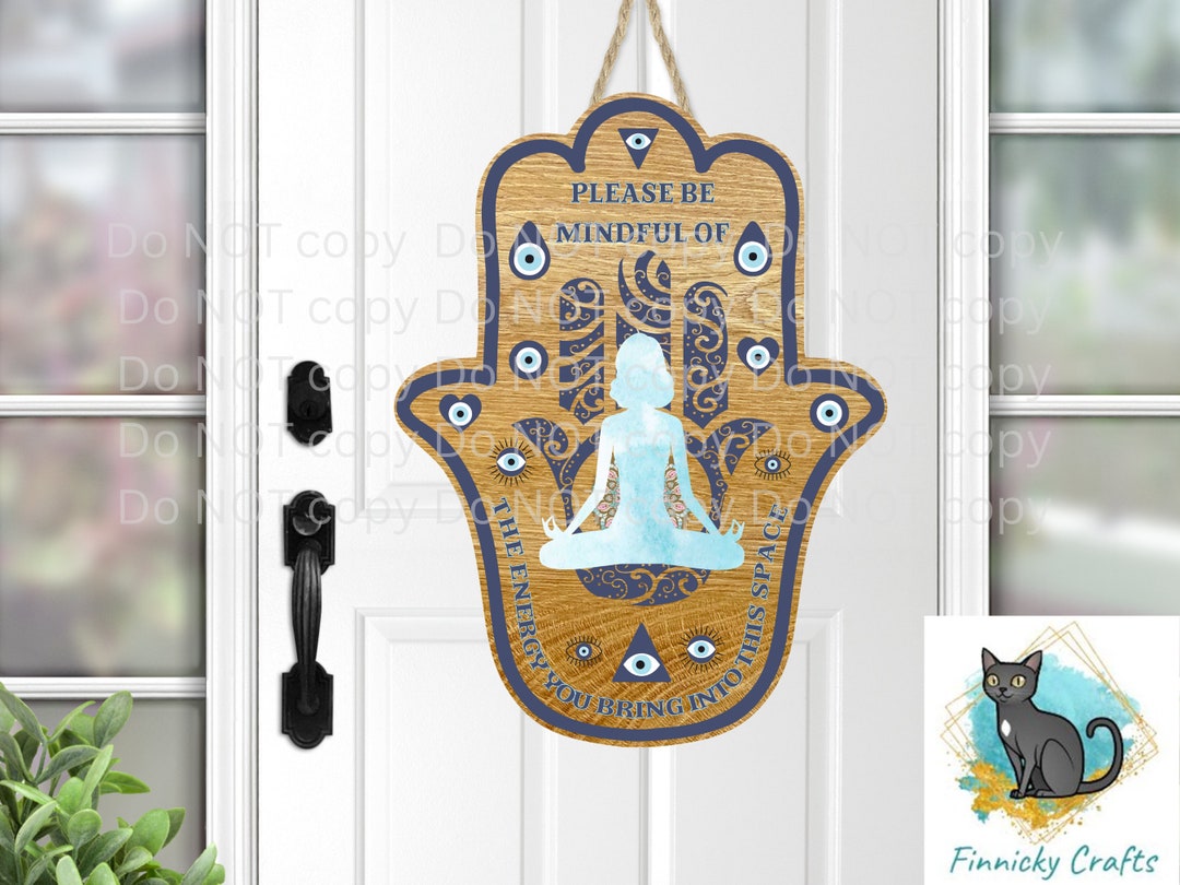 Hamsa Hand - Evil Eye - Yoga - Mindful Sublimation Design PNG Graphic ...