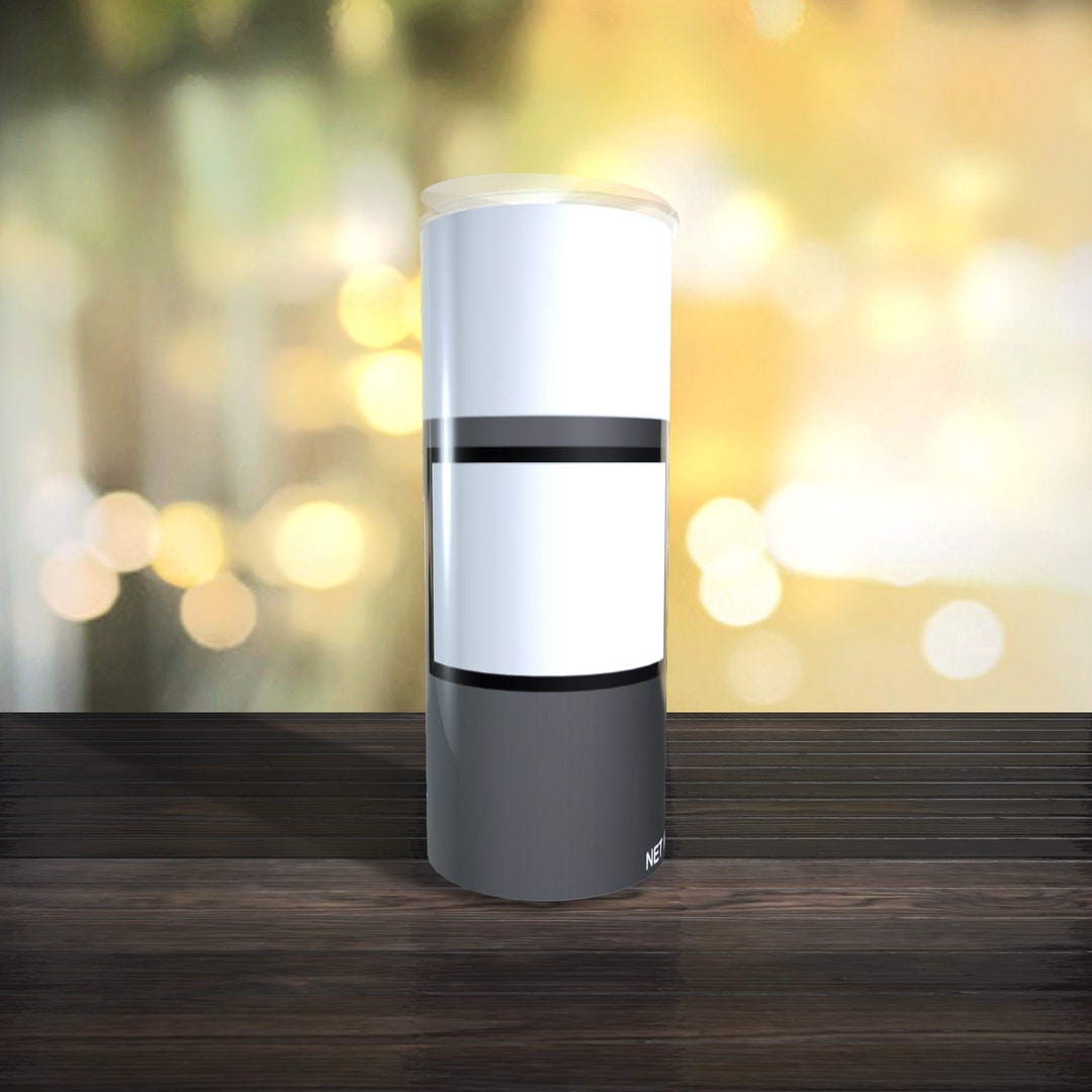 Customizable Spray Can Tumbler Template - Be Gone Template - Black ...