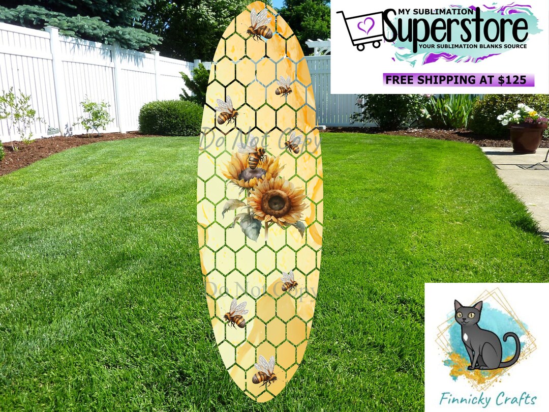 Bees and Beehive Long Oval Wind Spinner Design Png - Etsy