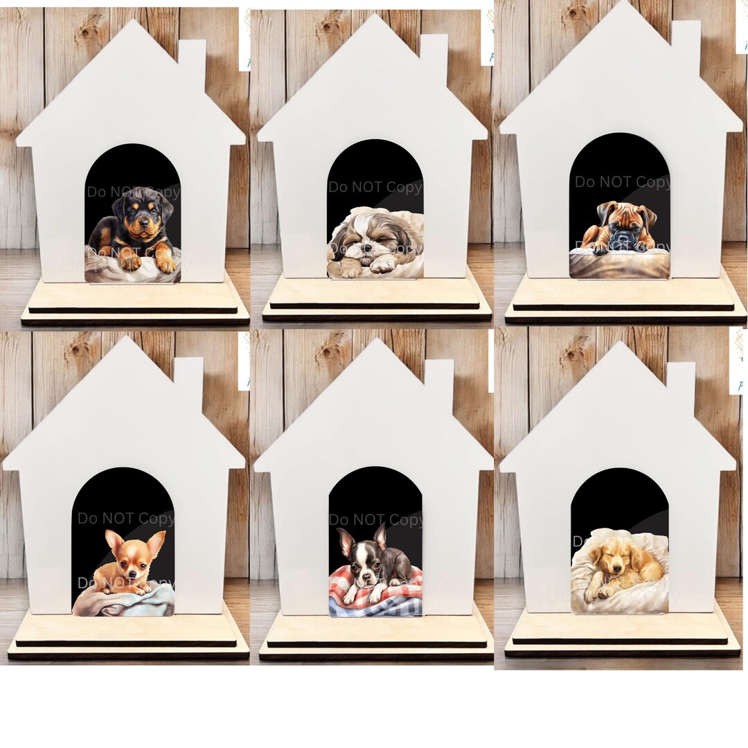 Add-on Door Sleeping Dog Bundle for Interchangeable House Sign ...