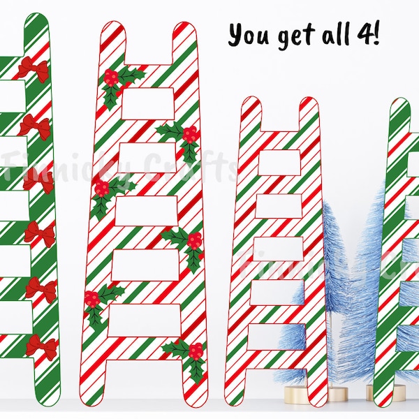 Christmas Ladder - Etsy