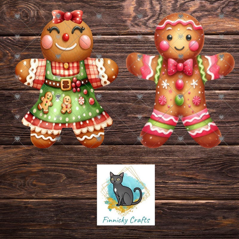 Acrylic Gingerbread Man - Etsy