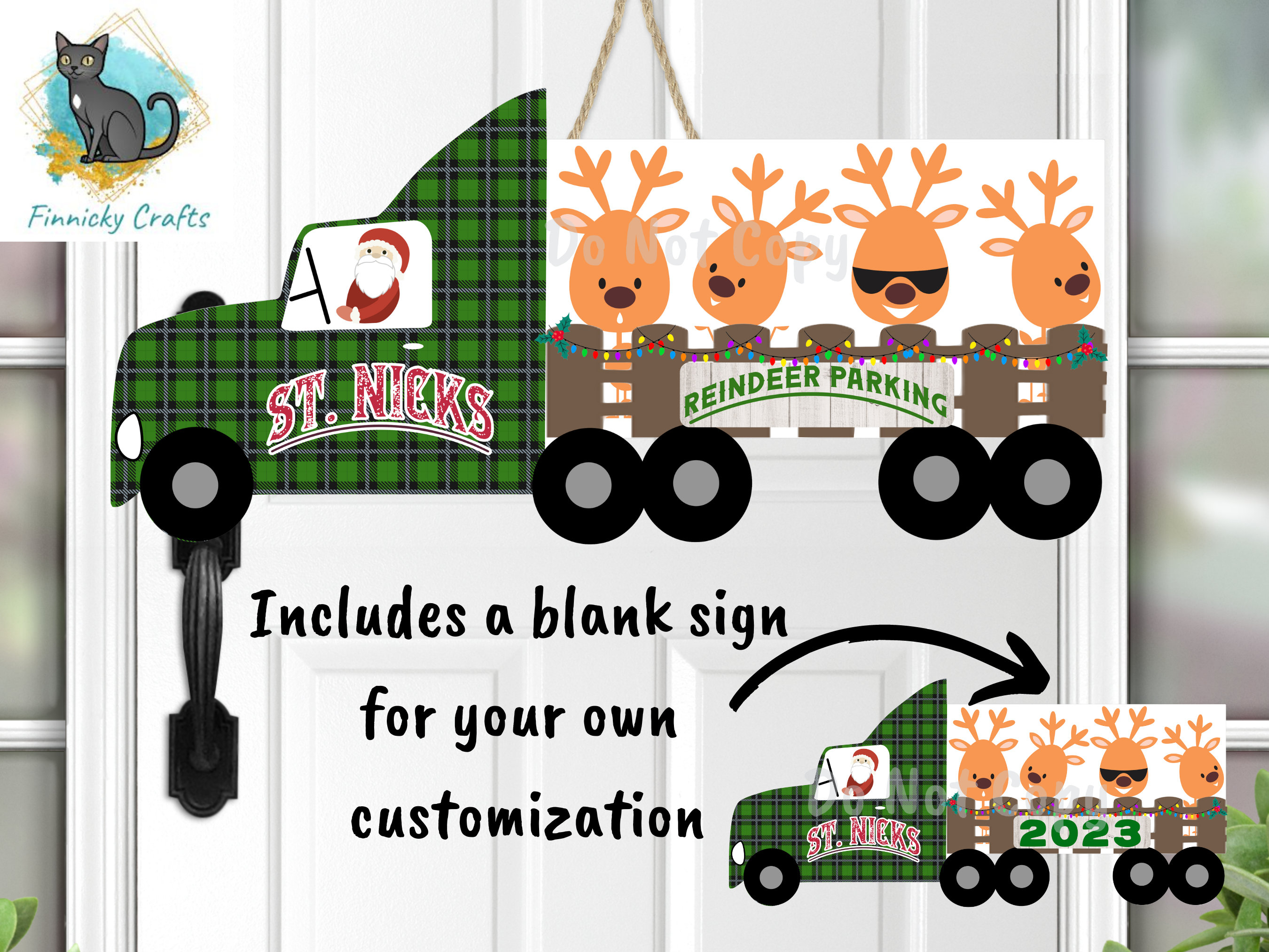 18 Wheeler, Santa, Reindeer, Truck,sublimation, Digital, PNG, Design ...