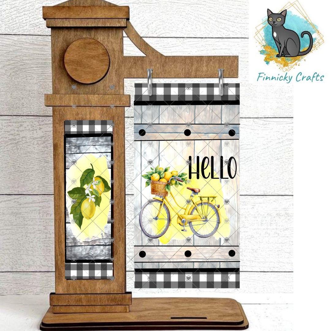 2 Piece Lemon Sign Inserts, Sublimation, Digital, PNG, Design, Download ...