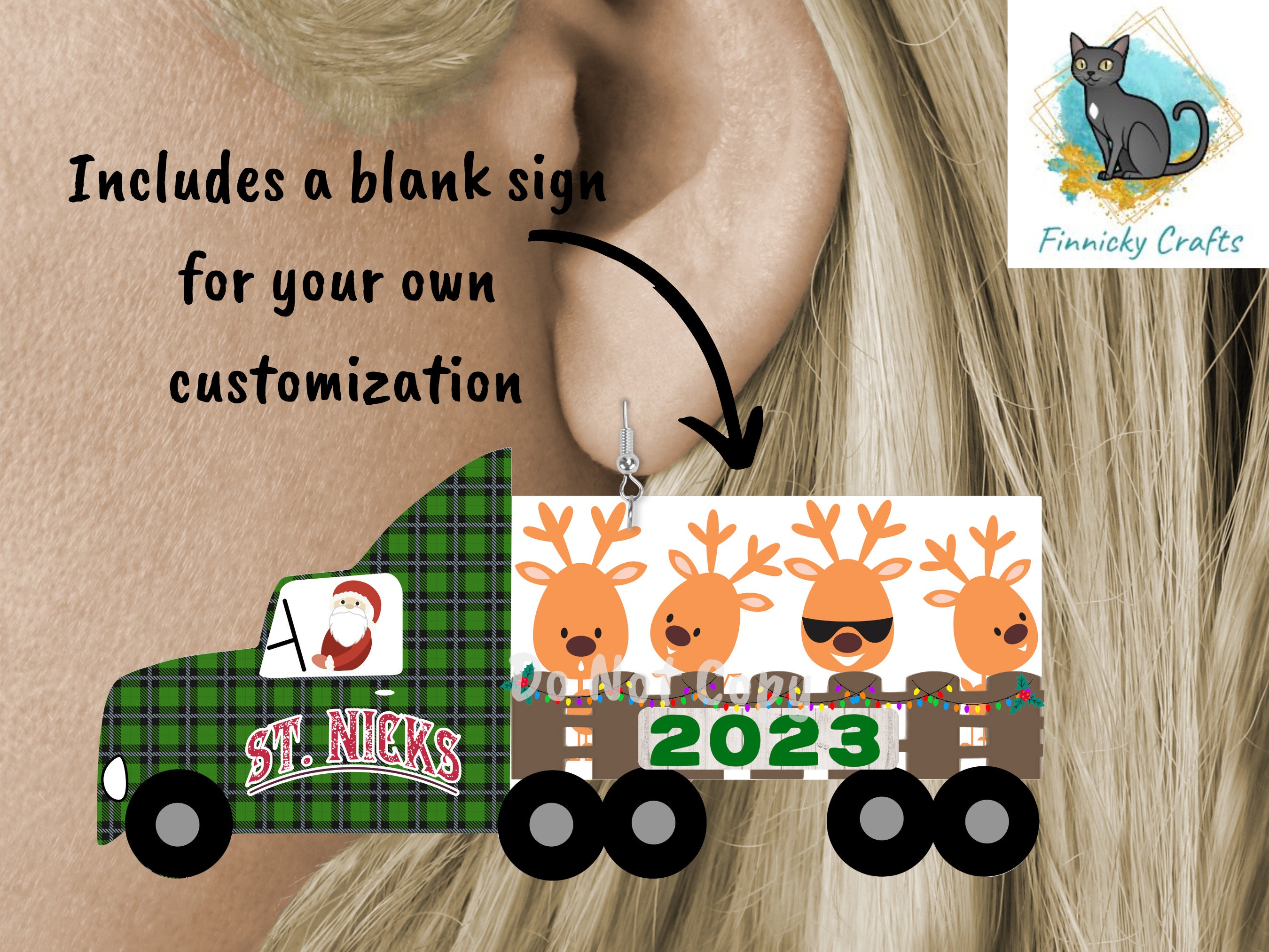 18 Wheeler, Santa, Reindeer, Truck,sublimation, Digital, PNG, Design ...