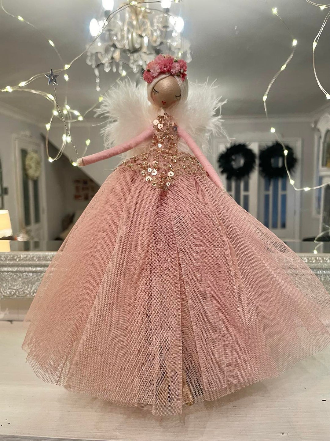 See Shipping Date Handmade Fairy Doll Vintage Style Fairy Fairy Etsy