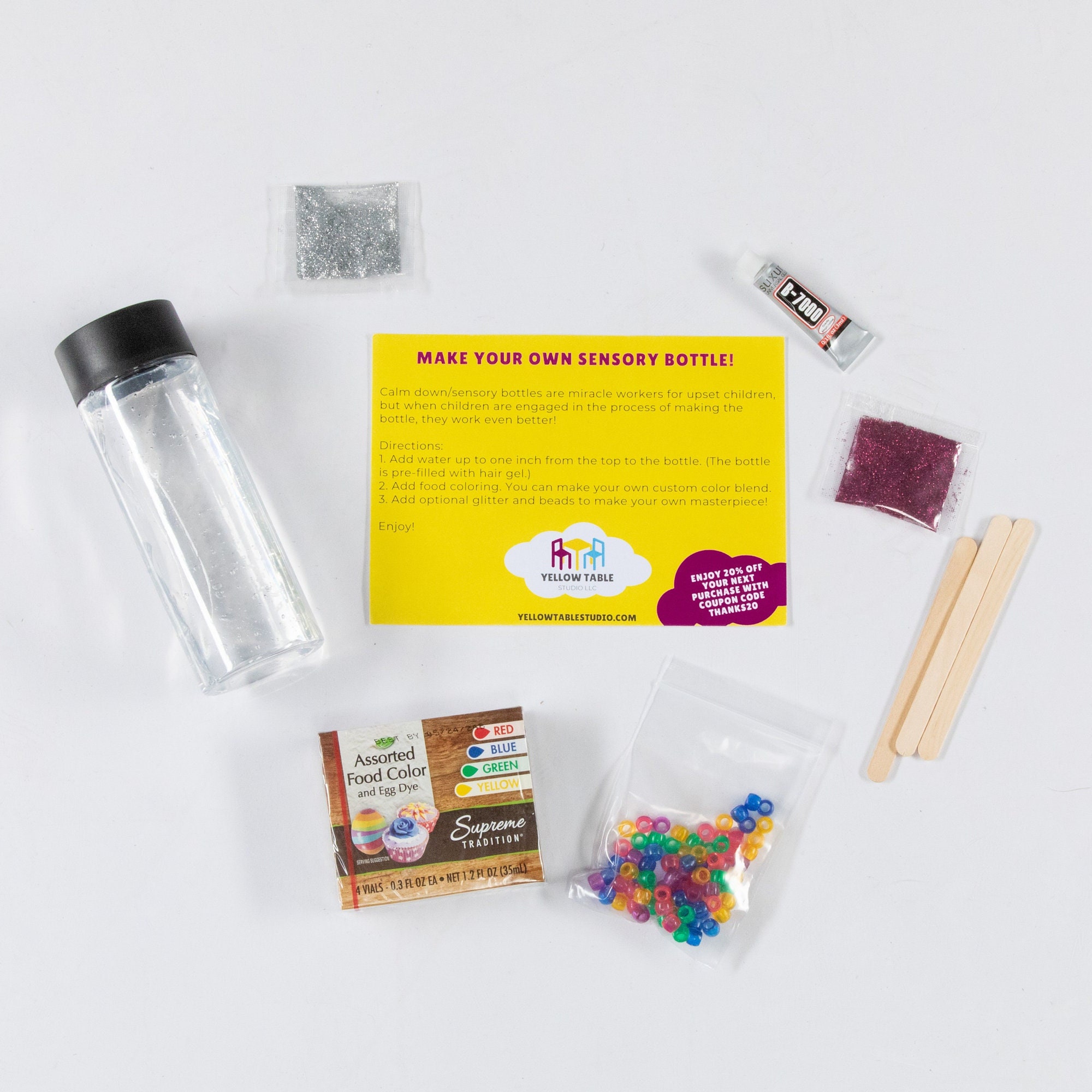 DIY Sensory Bottle | Sensory Toys Autism | Craft Kits for Kids ...