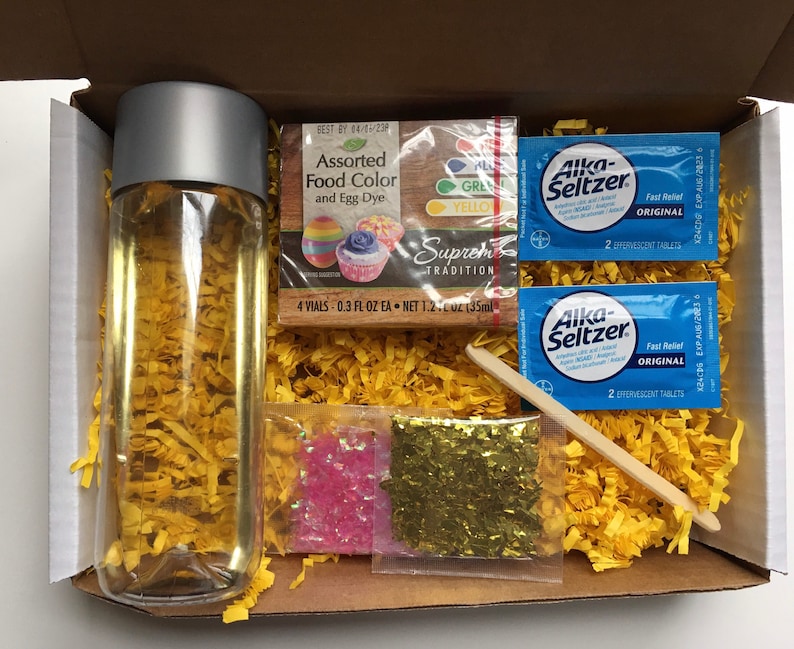 DIY Lava Lamp Kit, Homemade Lava Lamp Kit, Science Kid Kit, Kid ...