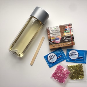 DIY Lava Lamp Kit, Homemade Lava Lamp Kit, Science Kid Kit, Kid ...