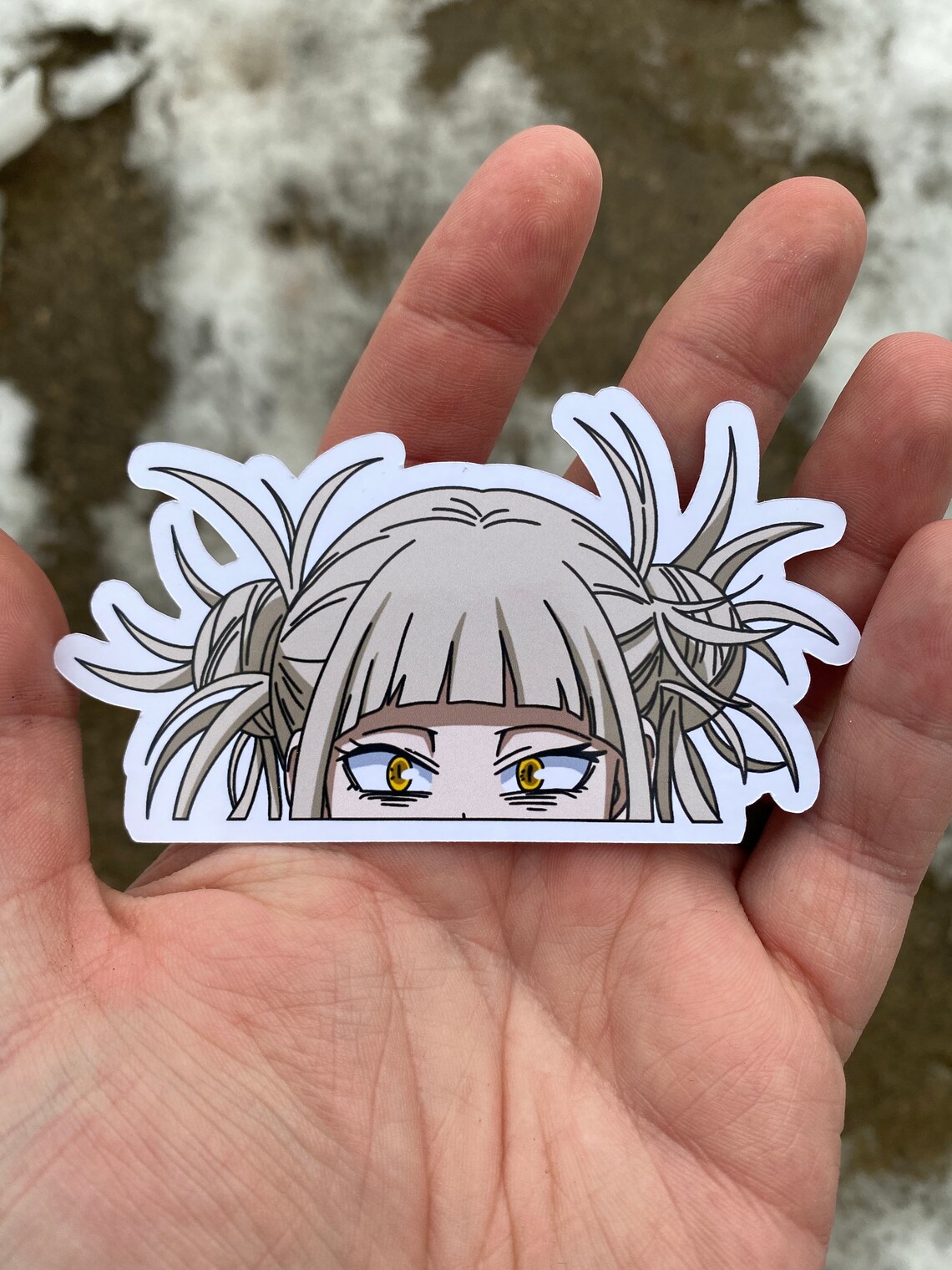 Himiko Toga Peeker Sticker My Hero Academia | Etsy