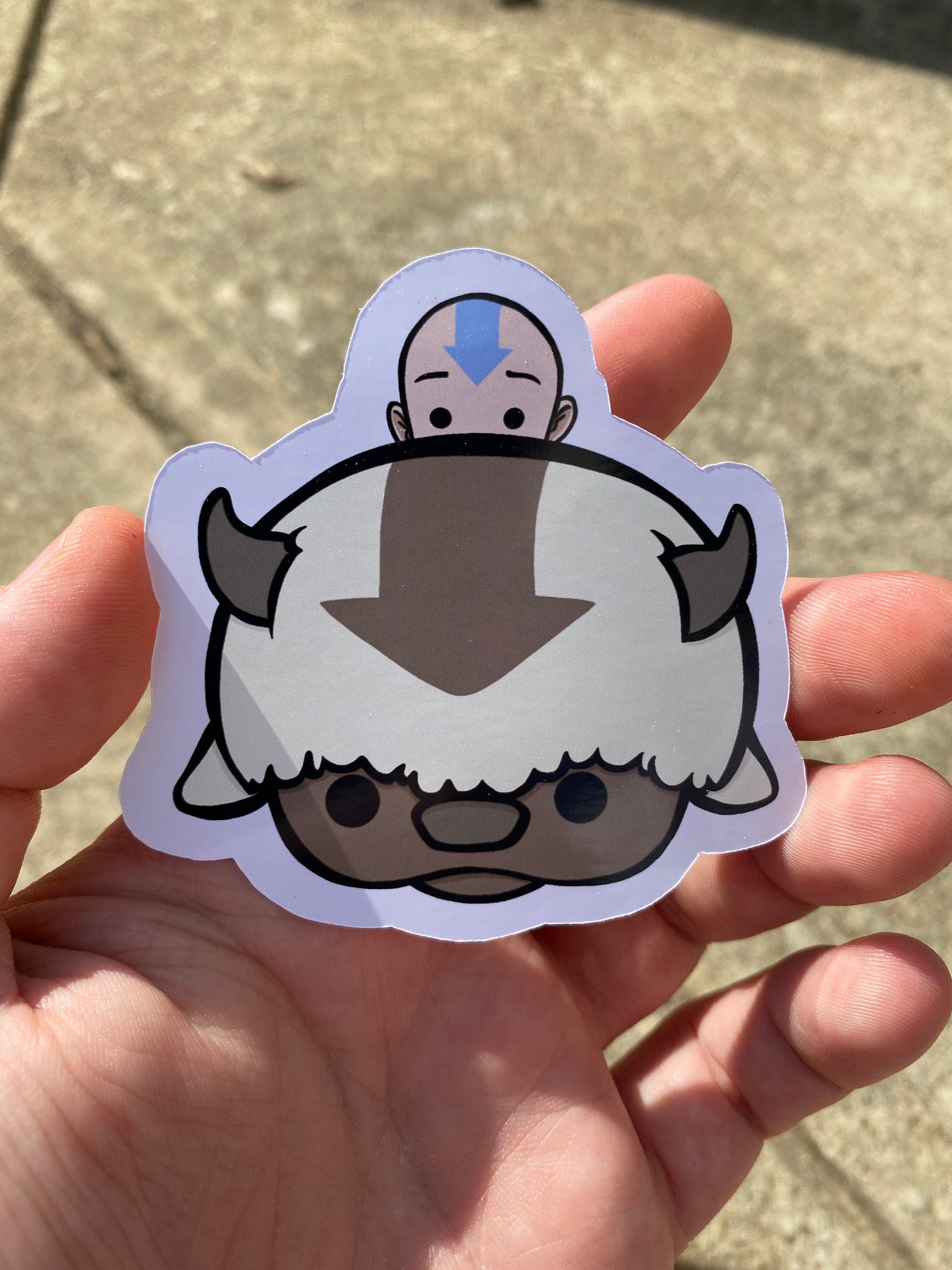 Appa & Aang Sticker | Etsy