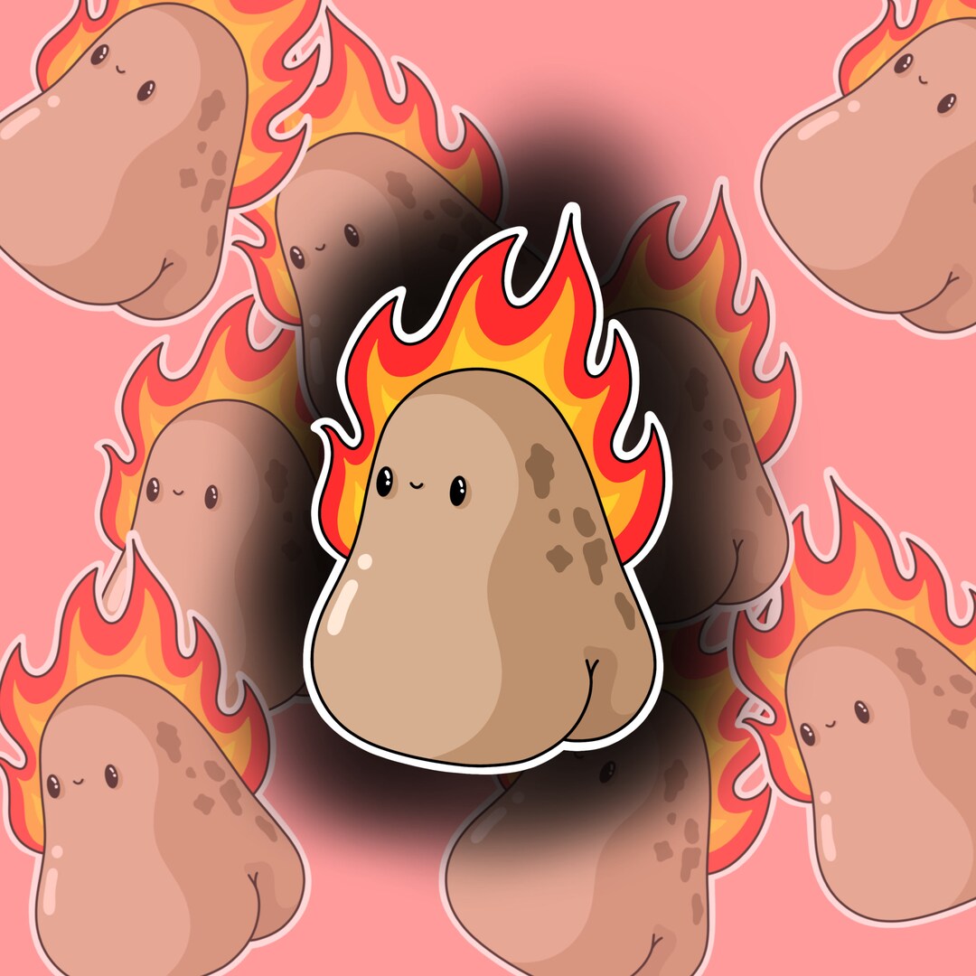 Hot Potato Sticker - Etsy
