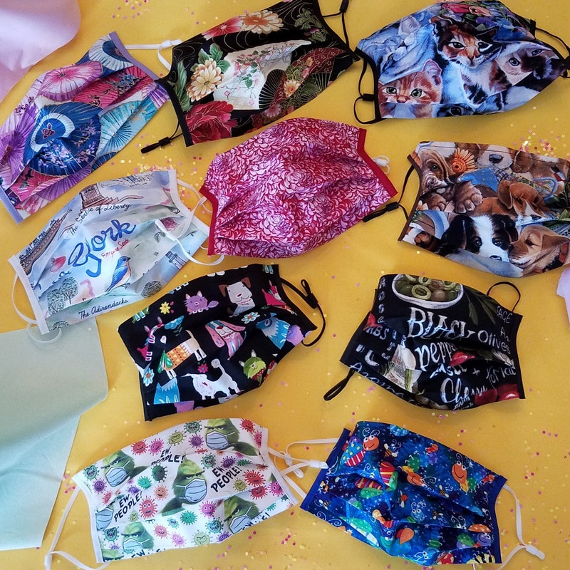 Cloth Face Mask - Etsy