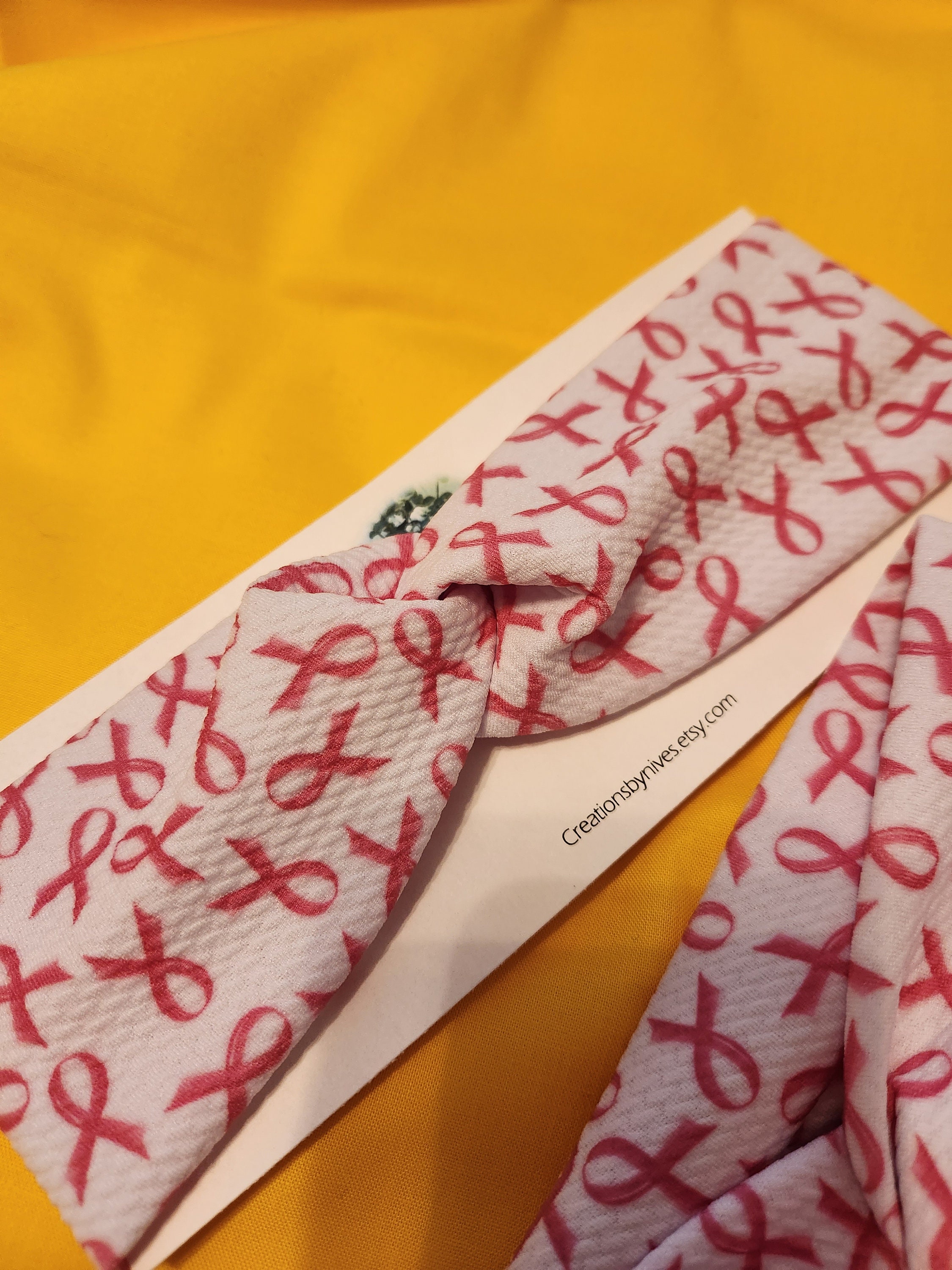 Headbands Breast Cancer Awareness - Etsy