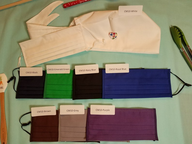 HEAD COVERING CAPS With Matching Pleated Cloth Face Masks/coverings - Etsy