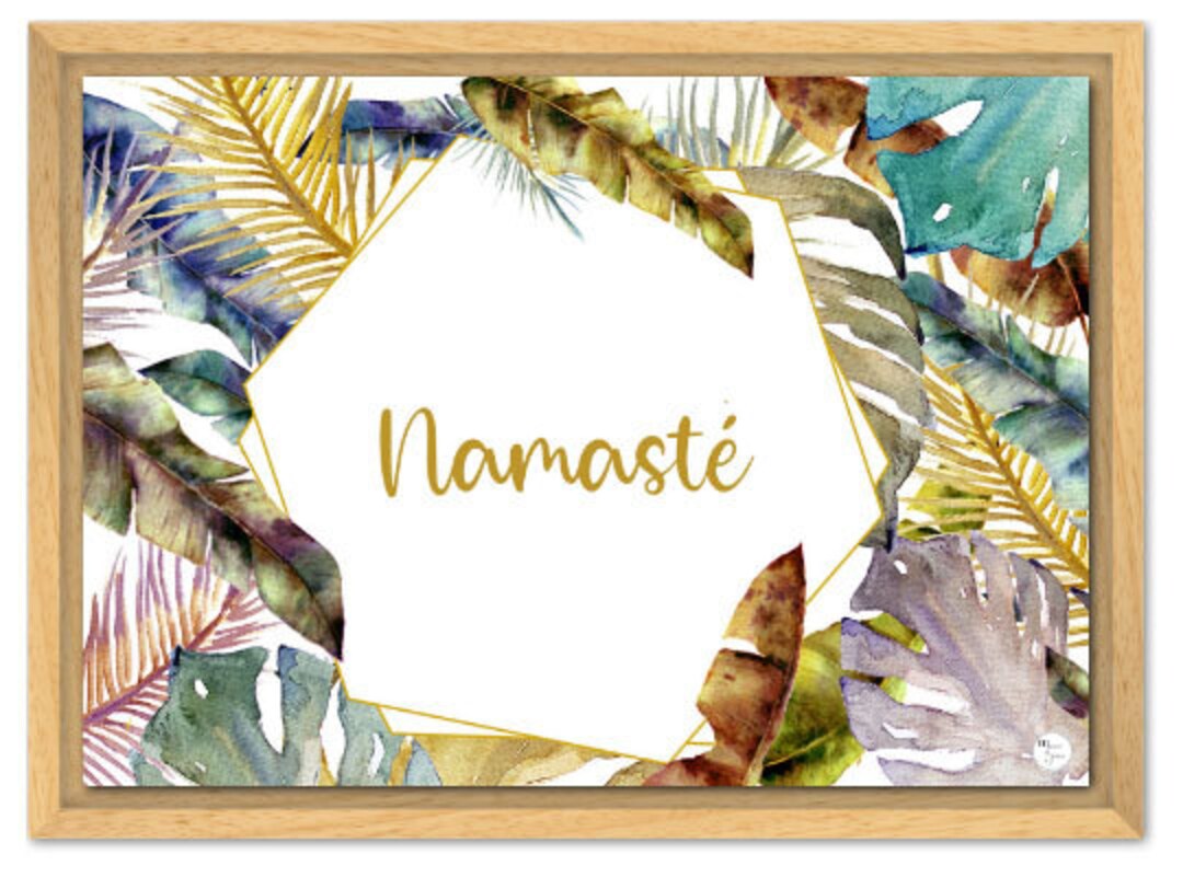 Namaste Poster Namaste Deco - Etsy