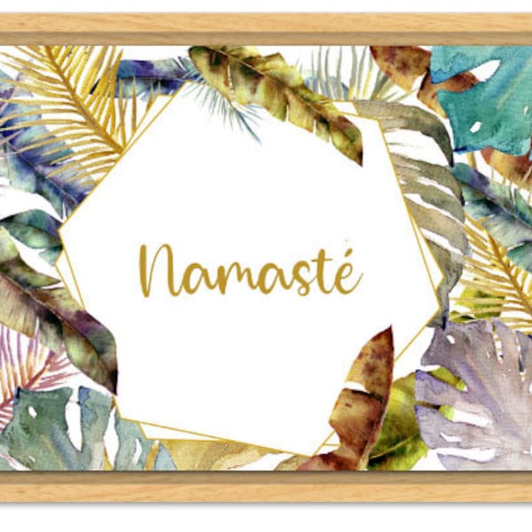 Namaste Poster - Etsy