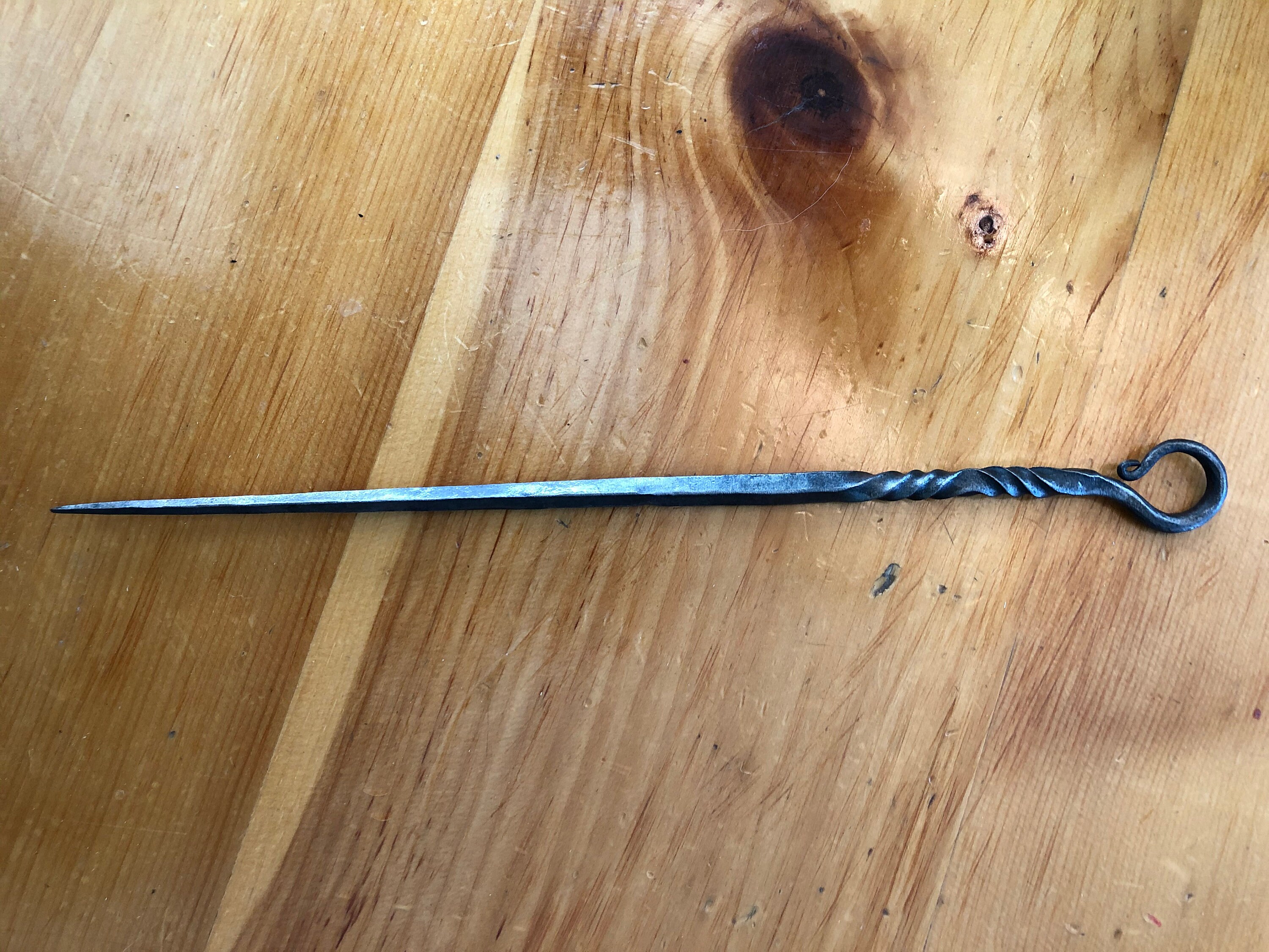 Hand Forged Iron Skewer / BBQ Skewer - Etsy Canada
