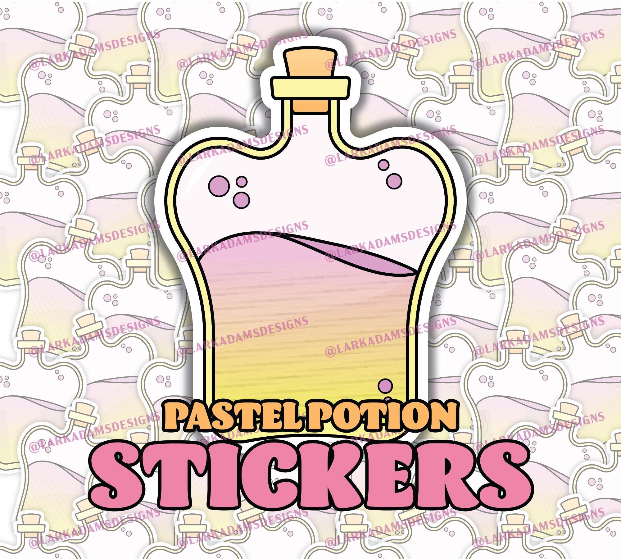 NEW! Pastel Potion Sticker / Spooky Sticker / Potion Sticker ...