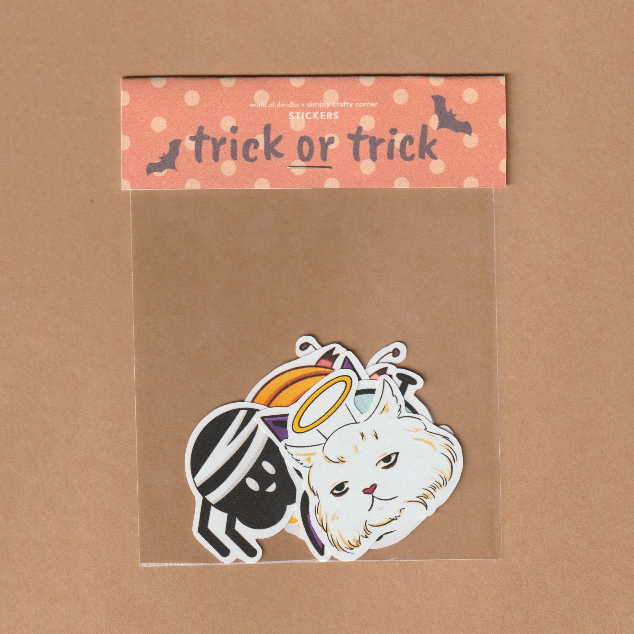 Trick or Trick Sticker Series Halloween Vinyl Sticker - Etsy.de