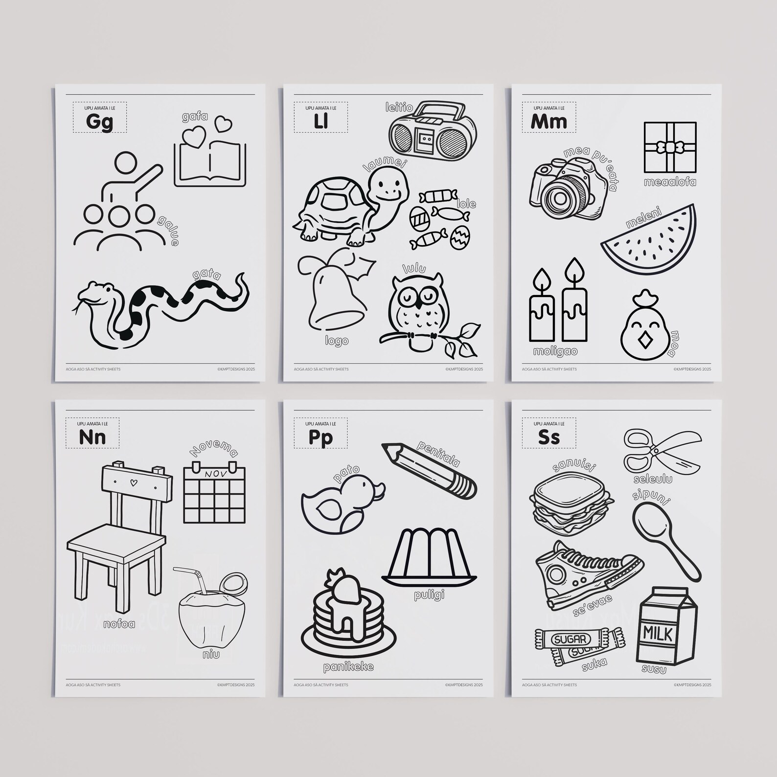 Samoan Alphabet Handwriting Sheets | Learning Samoan Resources (digital ...