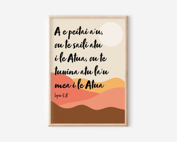 Tongan Bible Quotes