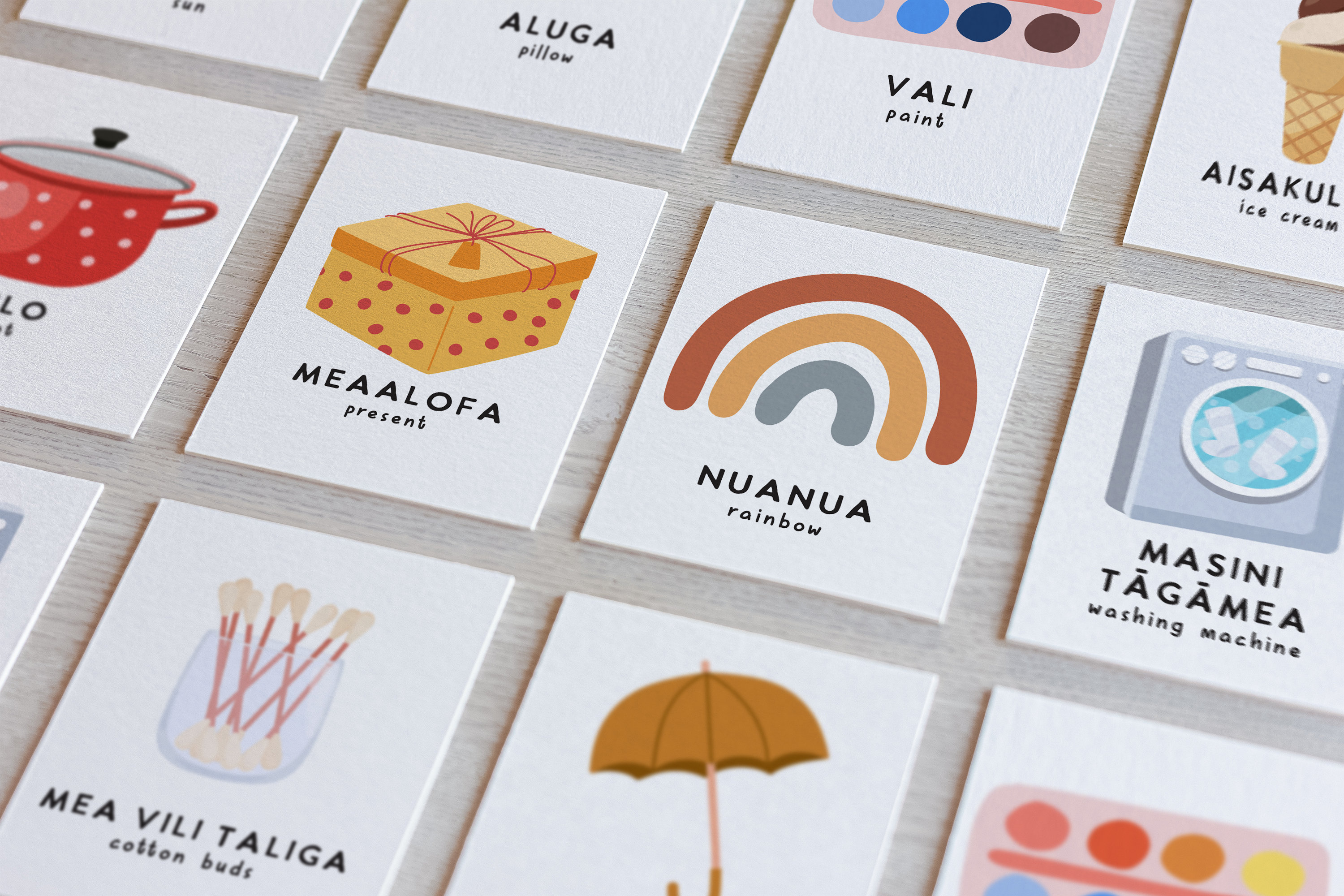 Printable Samoan Words Flash Cards - Etsy