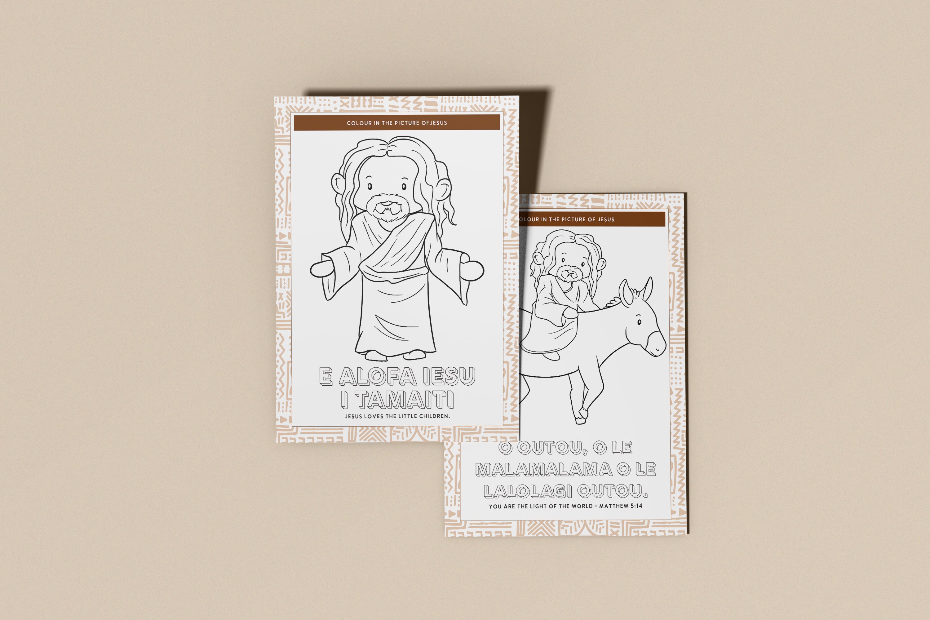 Aoga Aso Sa Sunday School Activity Sheets | Digital Download ONLY ...