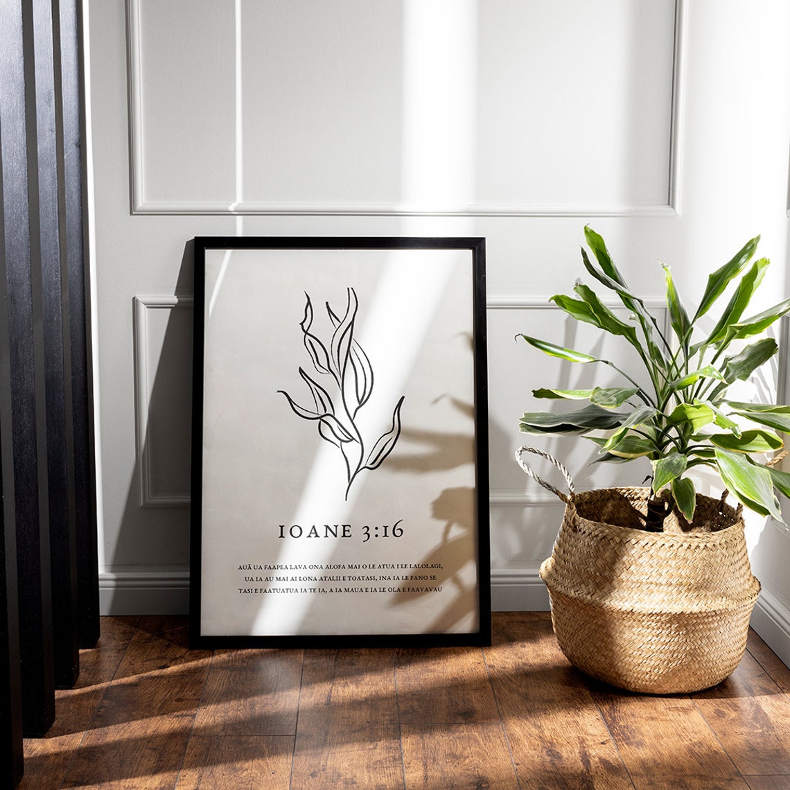 IOANE 3:16 Minimal Samoan Bible Verse Printable Samoan Bible Verses ...